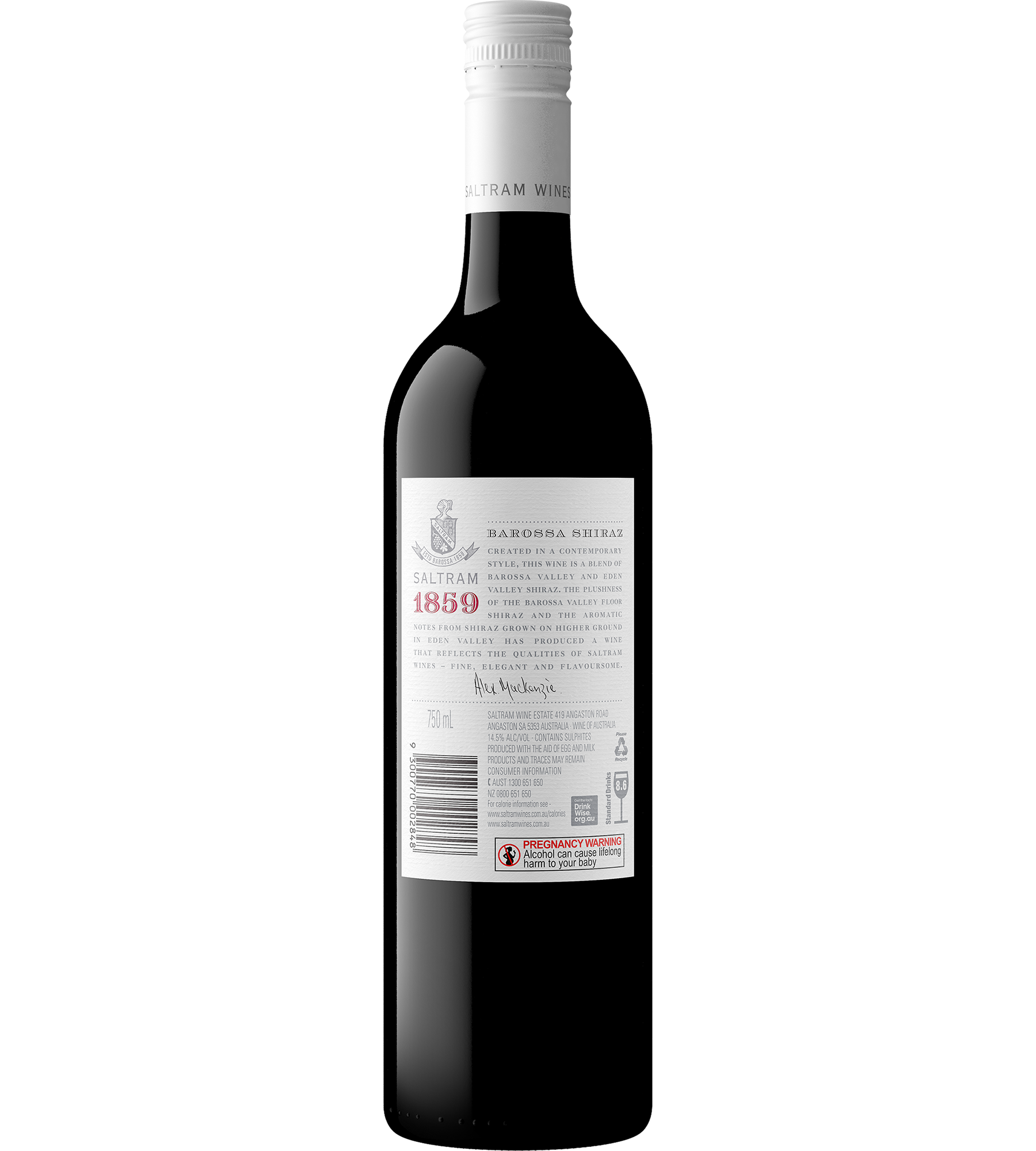 Saltram 1859 Barossa Shiraz 2024 | Saltram