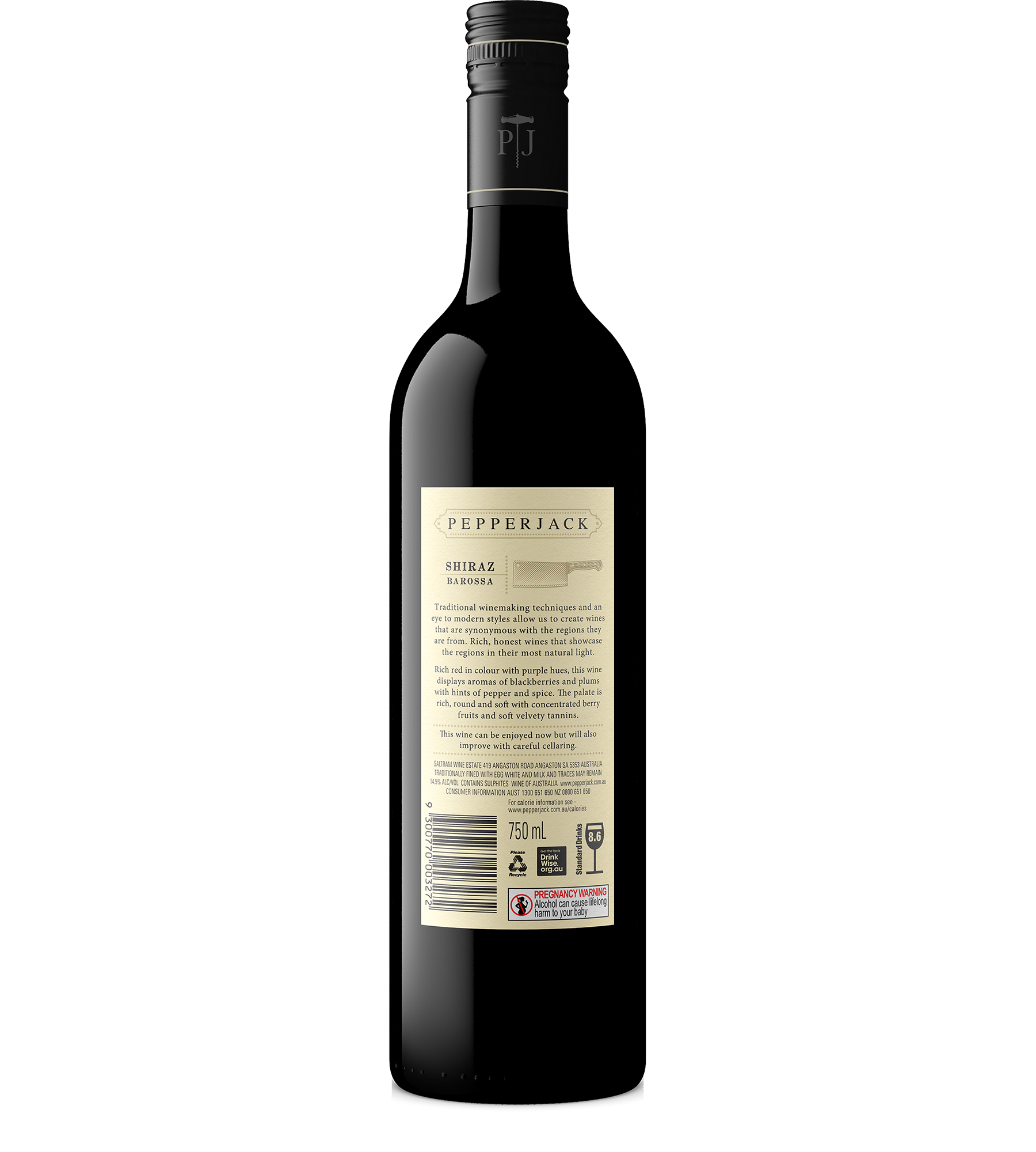 Pepperjack Barossa Shiraz 2022 | Saltram