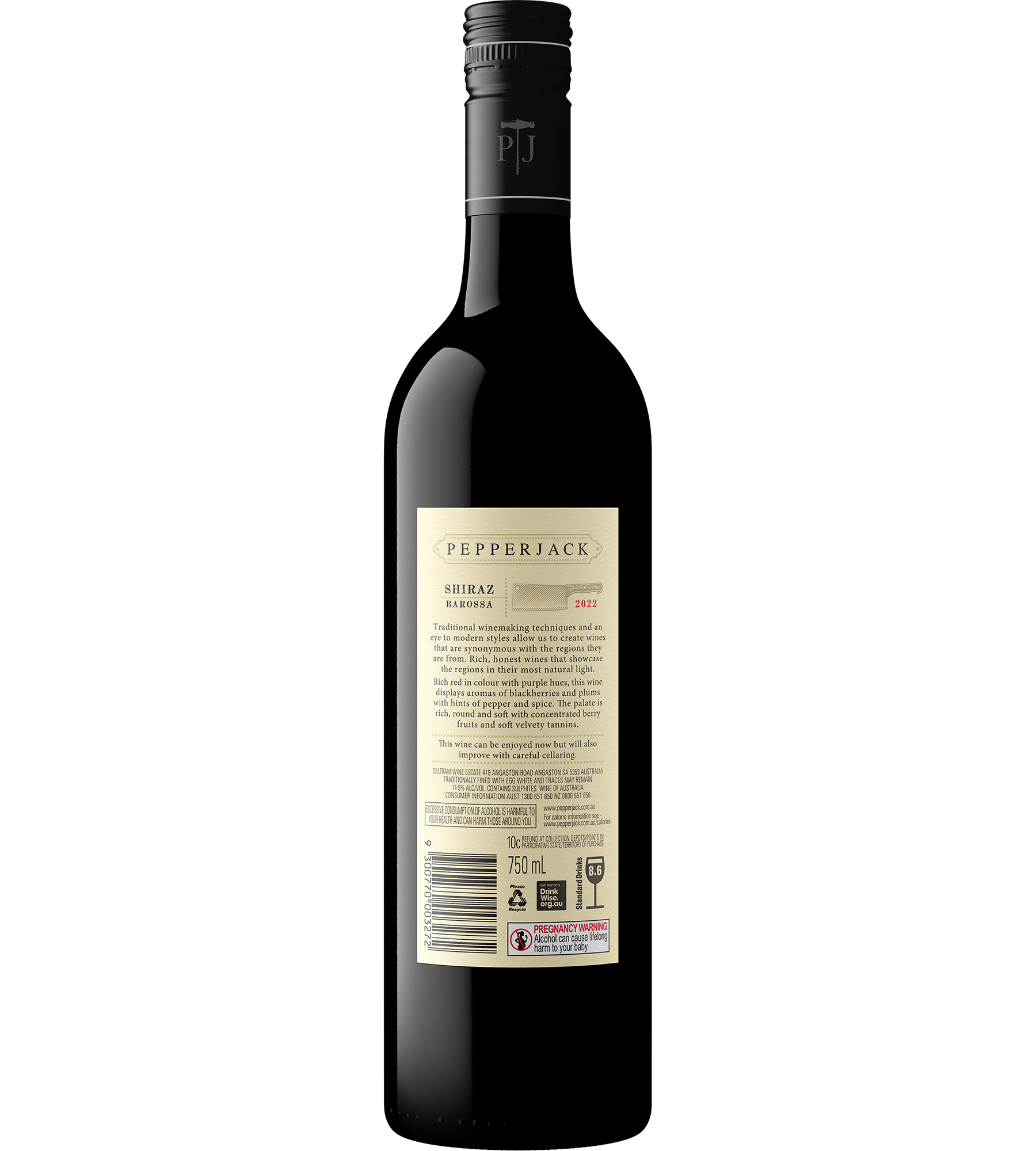 Pepperjack Barossa Shiraz 2023 | Saltram